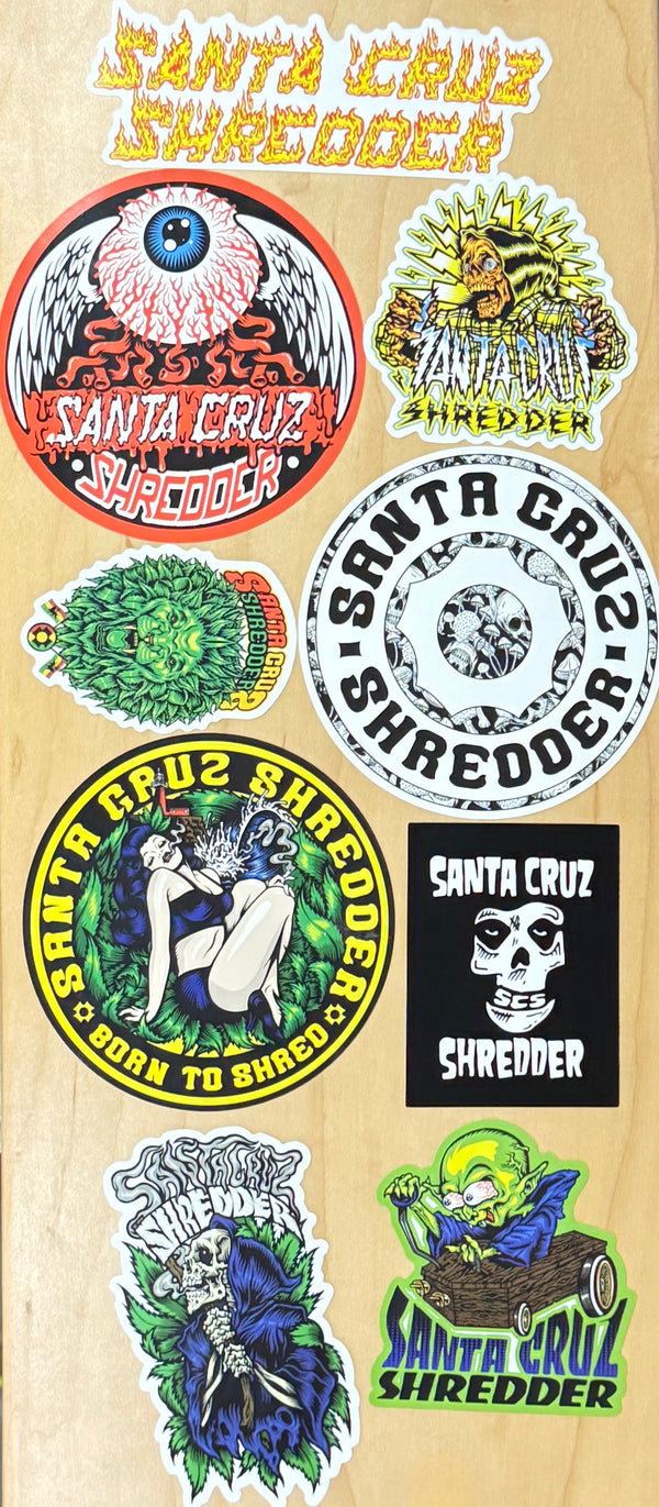 Sticker Pack - Santa Cruz Shredder Retail