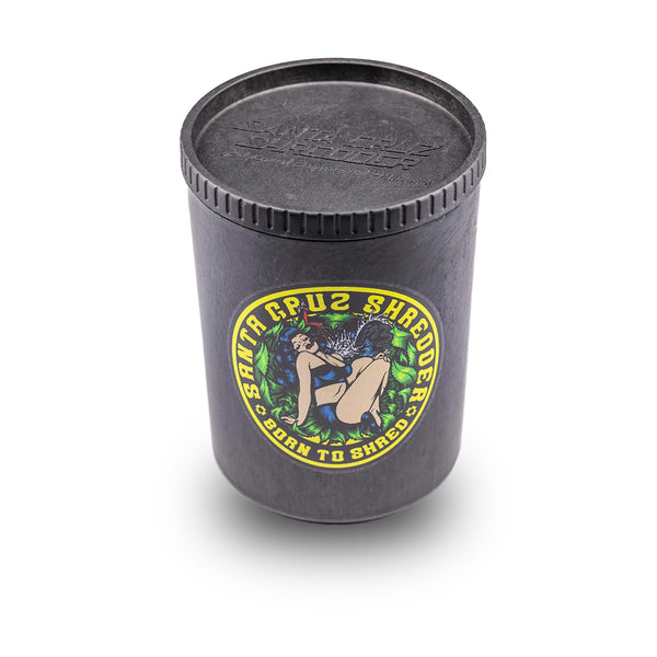Hemp Stash Jar "Born To Shred" - Santa Cruz Shredder Retail